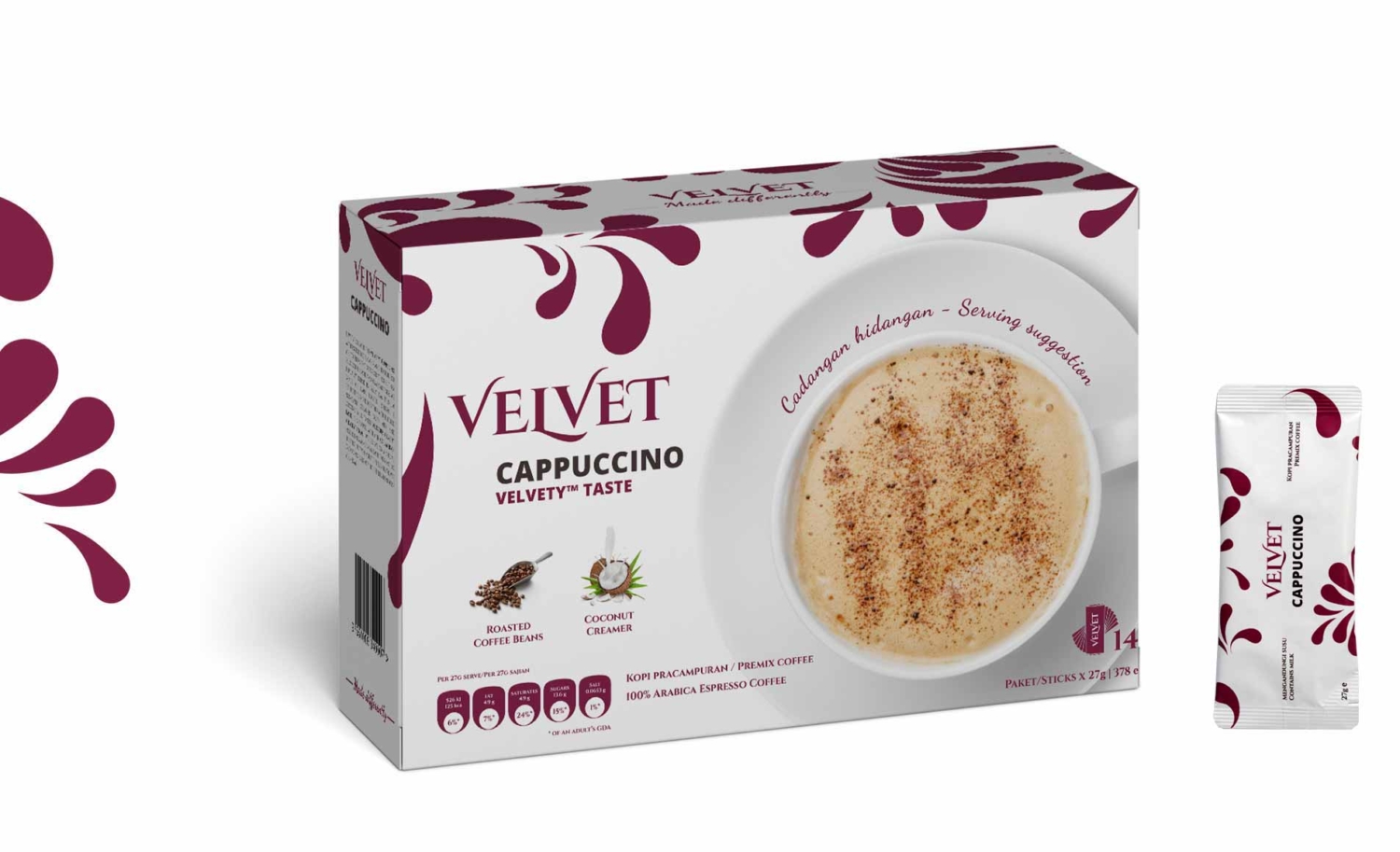 Packaging box design Velvet • startup design pro